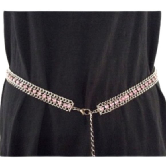 Guess | Accessories | Guess Pink Chain Belt Or Necklace | Poshmark